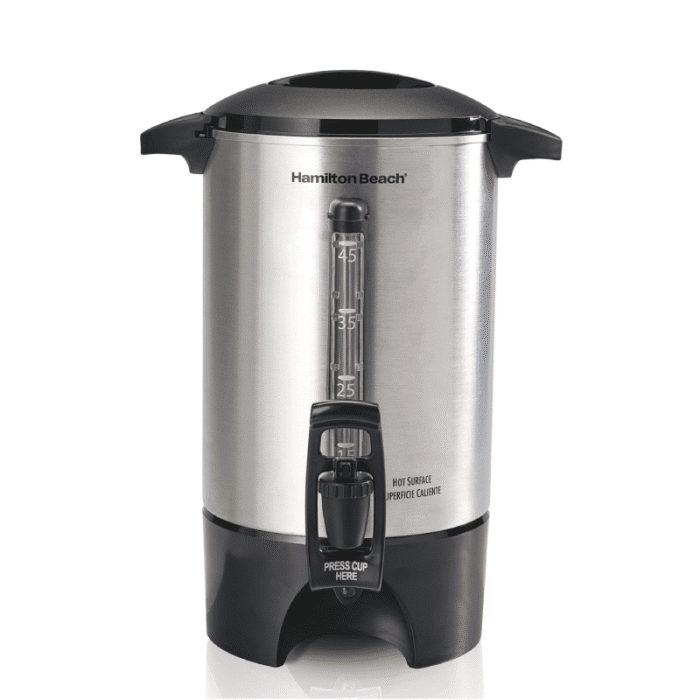 Hamilton Beach | Cafetera de 45 Tazas - Comercial Balandra